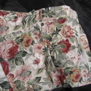 WINDOW VALANCE, Blouson Style, Cabbage Roses, 18"x88", Croscill ...