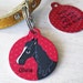 Equestrian Horse ID Tag Personalised Horse Bridle Tag Horse Gift Equine ...