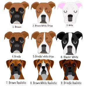Dog Tag for Boxer Dogs With Personalised Name and Address, Custom ID ...