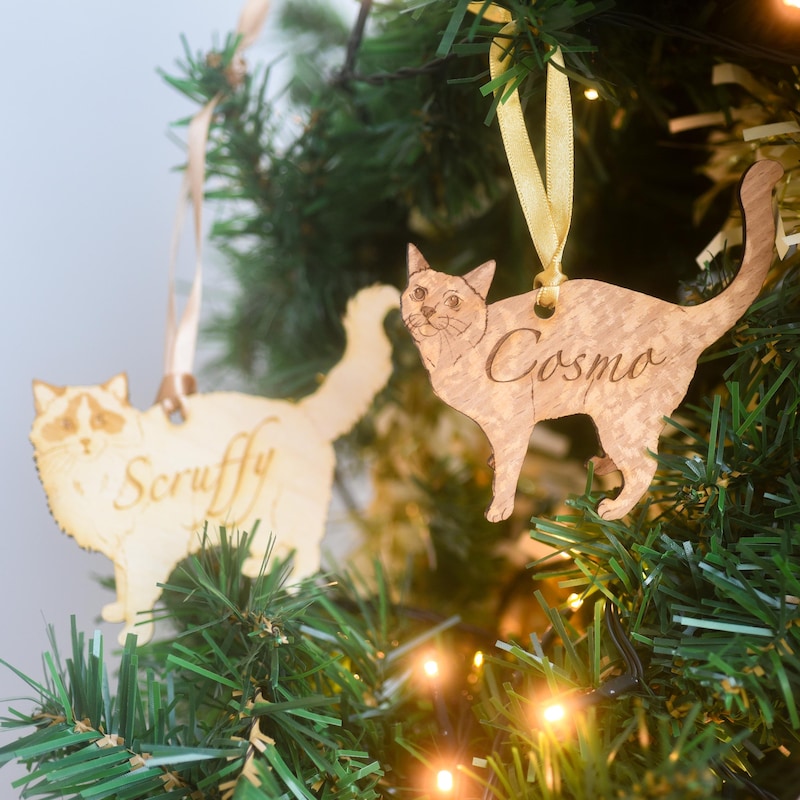 Cat Tree Decoration - Etsy UK