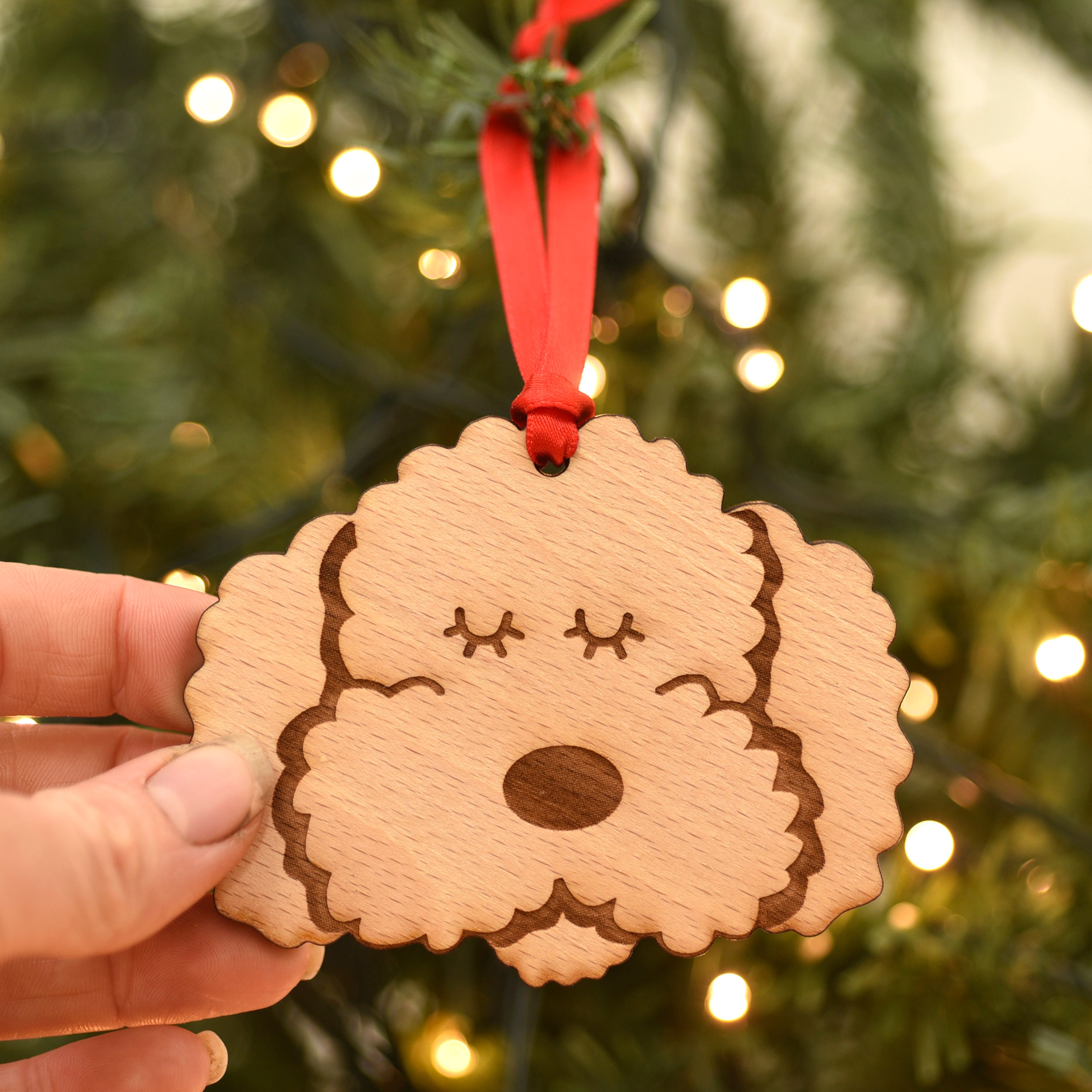 Cockapoo Wooden Christmas Hanging Decoration Perfect for Your - Etsy UK