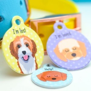 Cavapoo Cute Dog ID Tag for Cavapoos Pet Collars, Dog Tag, Dog Collar ...