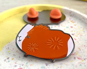 Guinea Pig Pin Badge - Etsy
