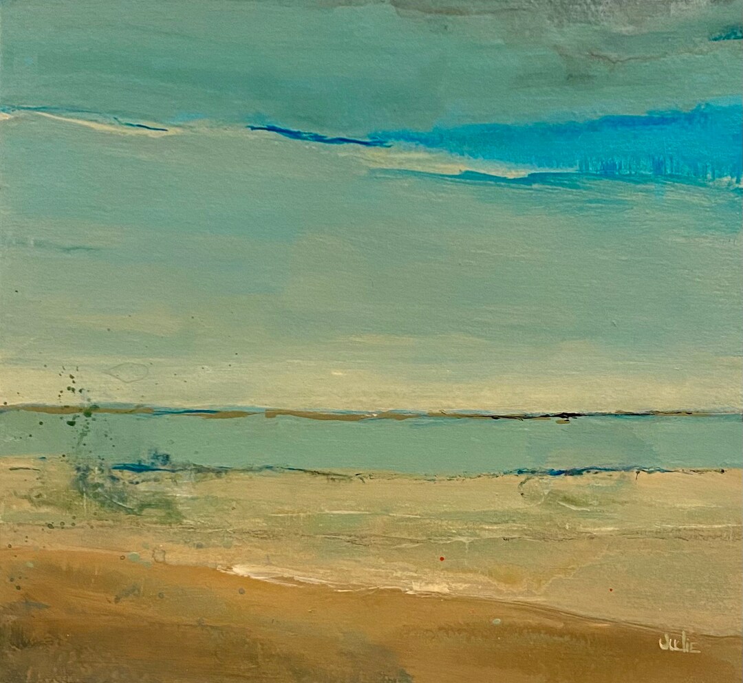 LOW TIDE an Original ABSTRACT Landscape Painting by Award-winning ...