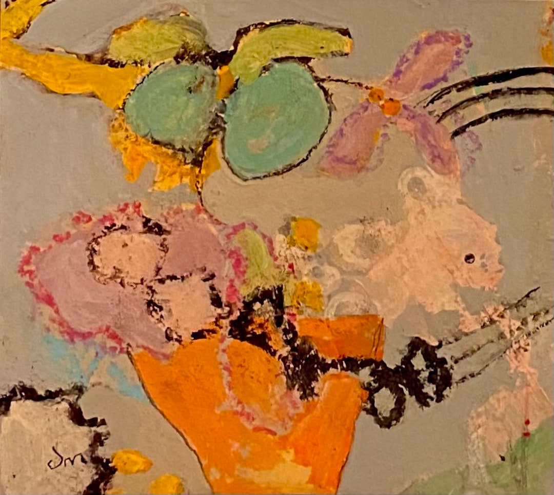 THE FAST LIFE an Original Abstract Acrylic Painting by Judie Mulkey ...