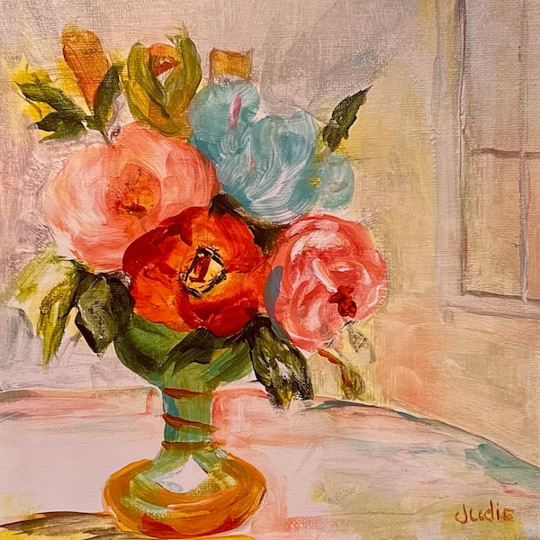 CANDY LAND an Original Painting by Artist, Judie Mulkey Abstract - Etsy