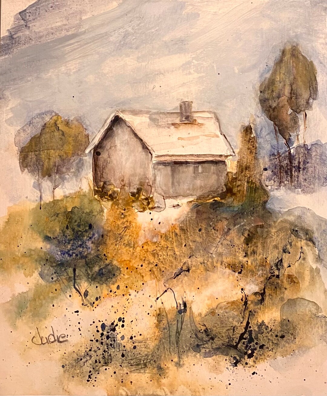 SOFT SUMMER NIGHT an Original Abstract Landscape Painting by Award ...