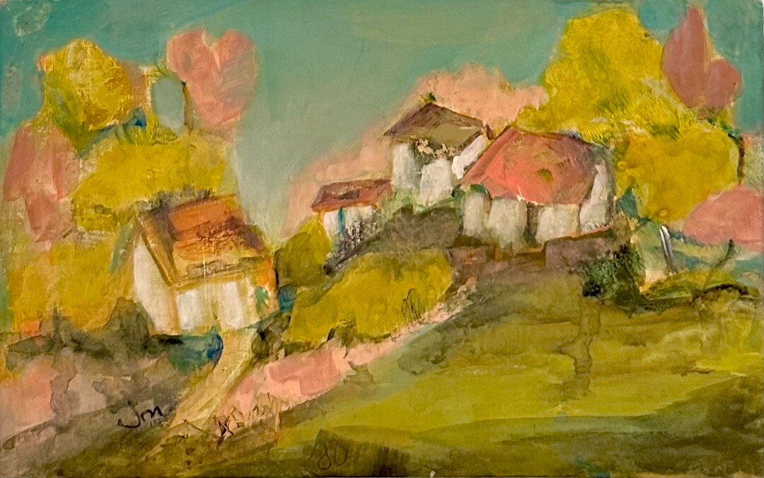 LAST VISIT to MAINE an Original Abstract Landscape Painting by Award ...