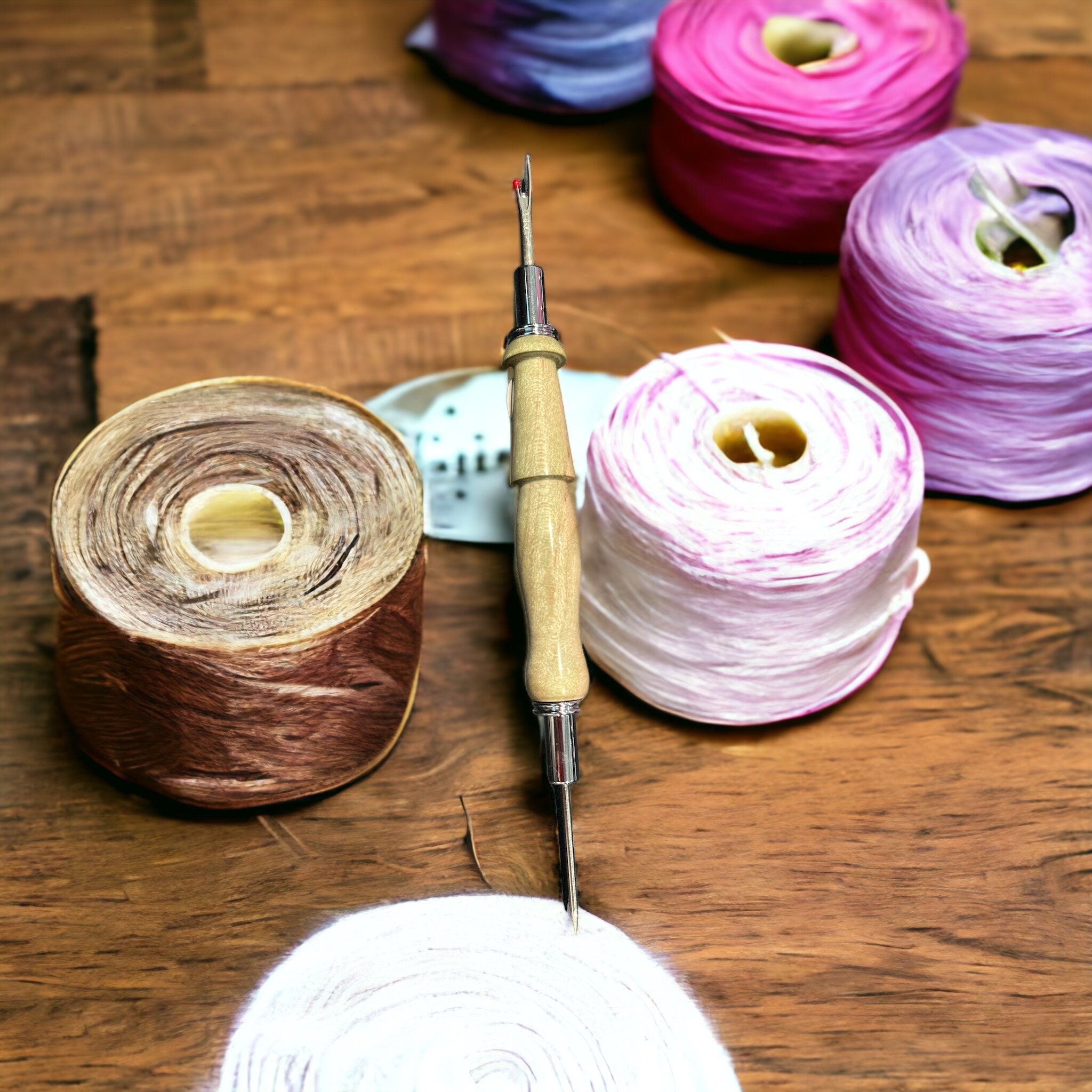 Handmade Wooden Seam Rippers and Stiletto Double and Single Tool Sewing ...