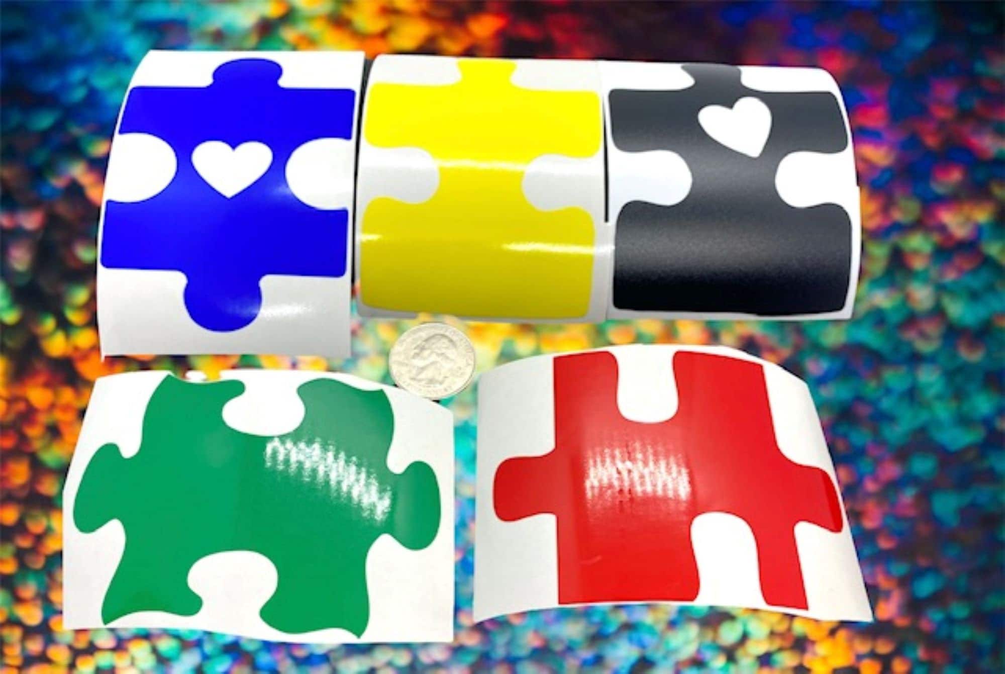 Autism Awareness Stickers | Puzzle Piece Decals | Custom Made Stickers ...