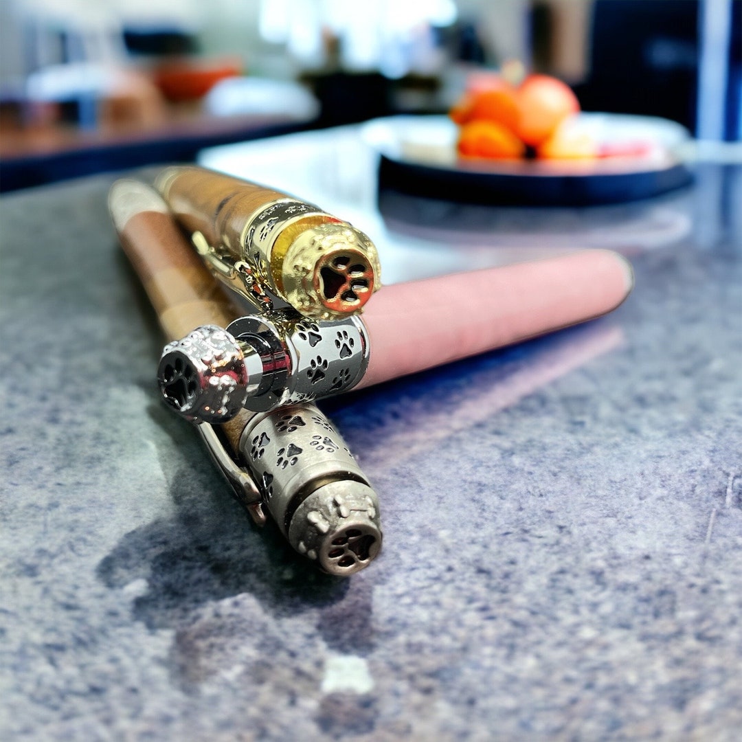 I Love My Dog Pen Dog Dad Paw Print and Bone Elemental Pens Dog Dad - Etsy