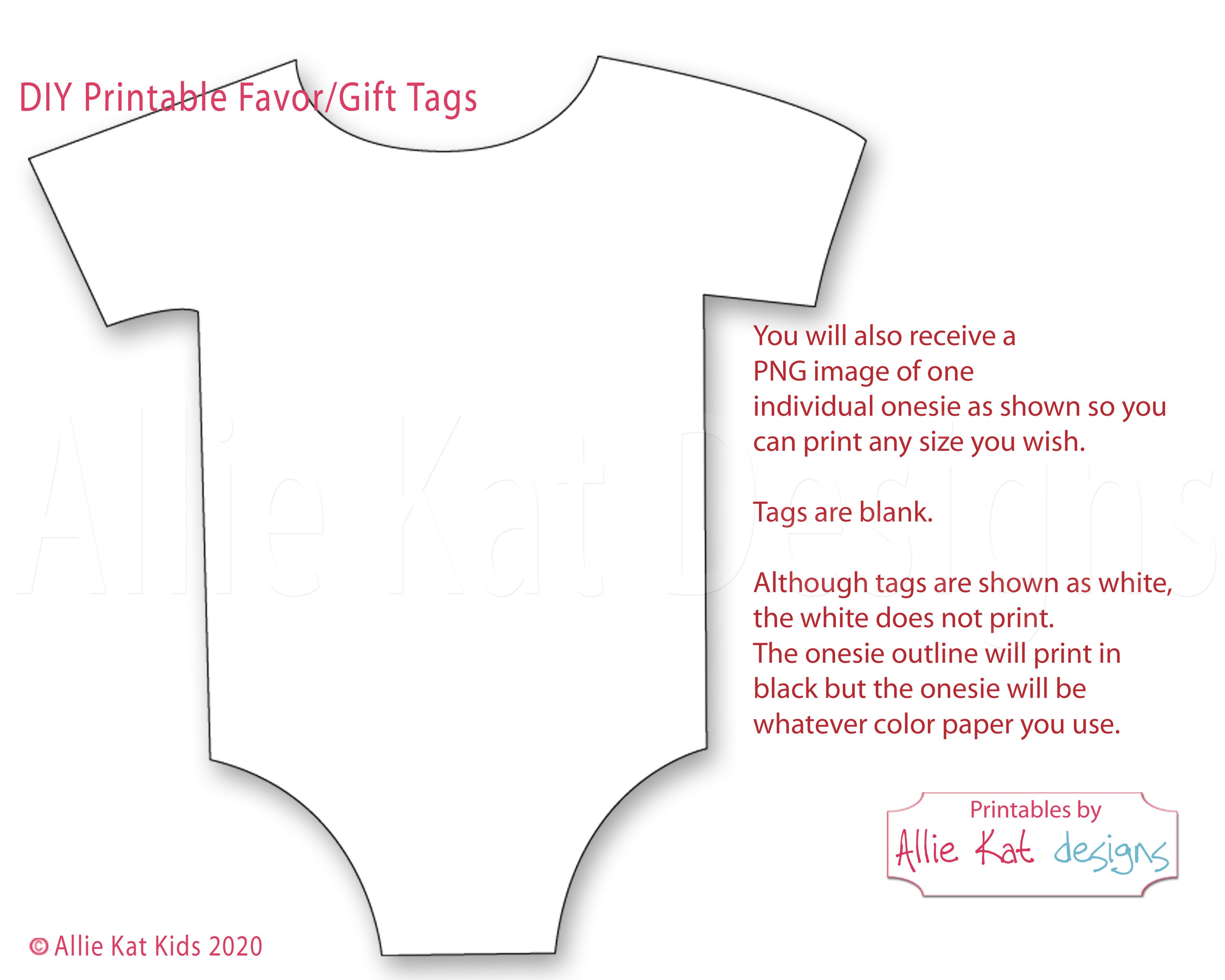 Baby Onesie Outline