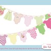 Purple & White Dots Banner INSTANT DOWNLOAD Baby Shower, Party ...