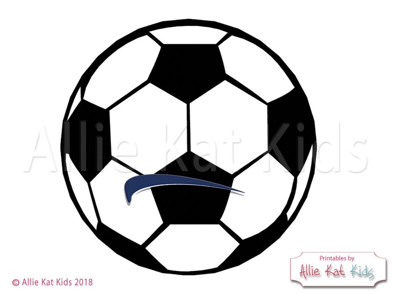 Soccer Ball. Use as a Name Sign Locker Sign Party Sign Banner-digital ...