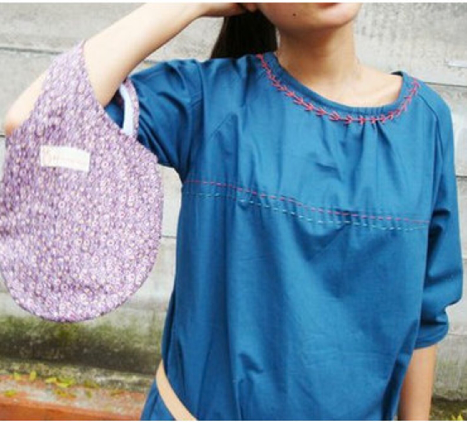 Japanese Style Round Handle Bag Digital Pattern, PDF Format, Add ...