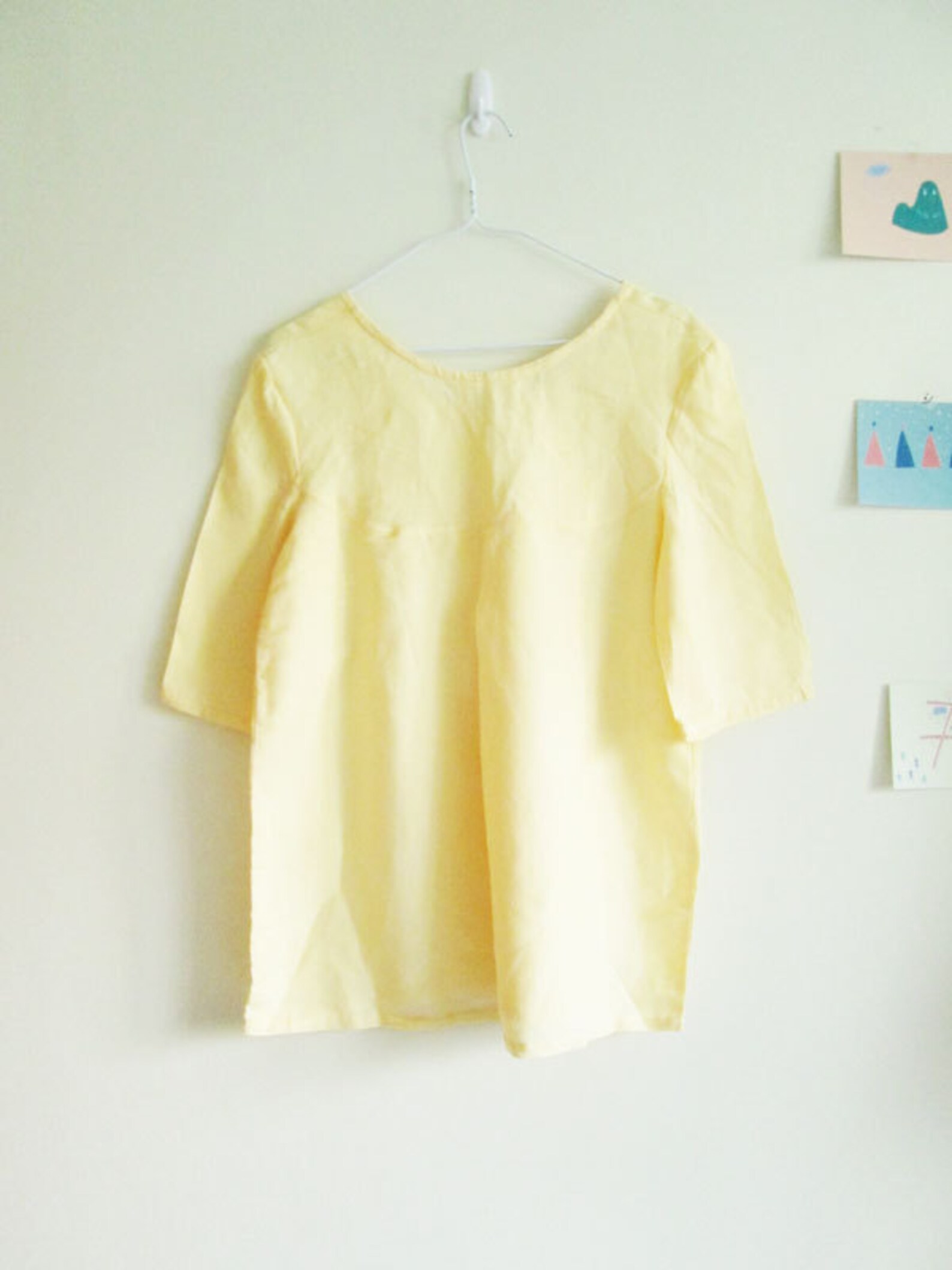 Elegant Classic, Japanese Style Linen Shirt Digital Sewing Pattern ...