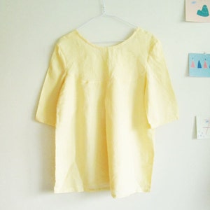 Elegant Classic, Japanese Style Linen Shirt Digital Sewing Pattern ...