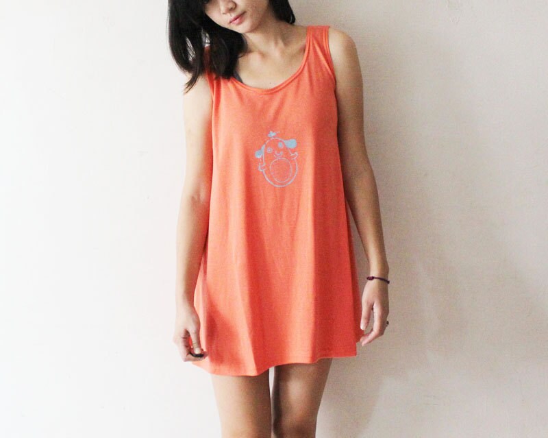 Loose and Comfy Tank Top/dress, PDF Digital Sewing Pattern - Instant ...