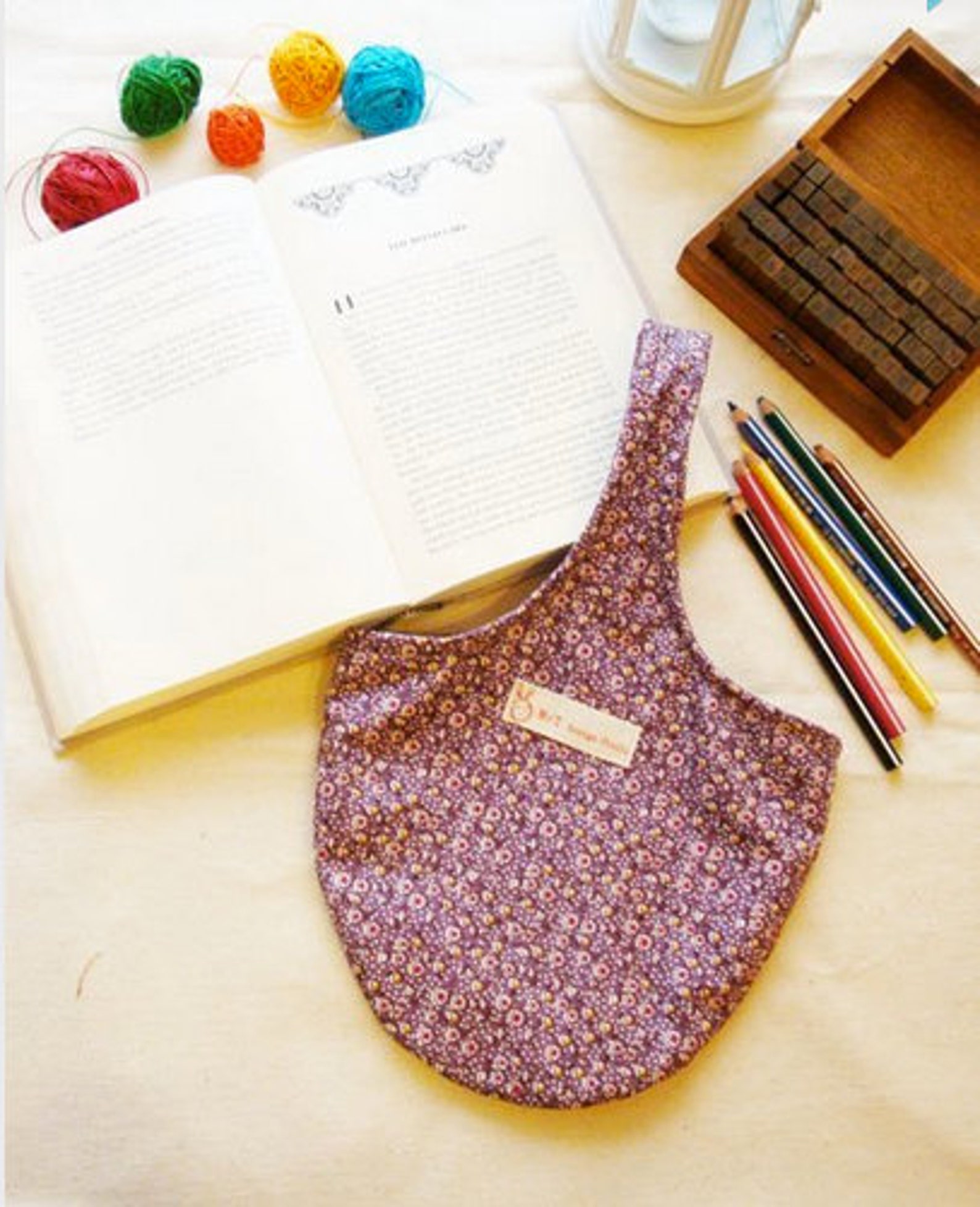 Japanese Style Round Handle Bag Digital Pattern, PDF Format, Add ...