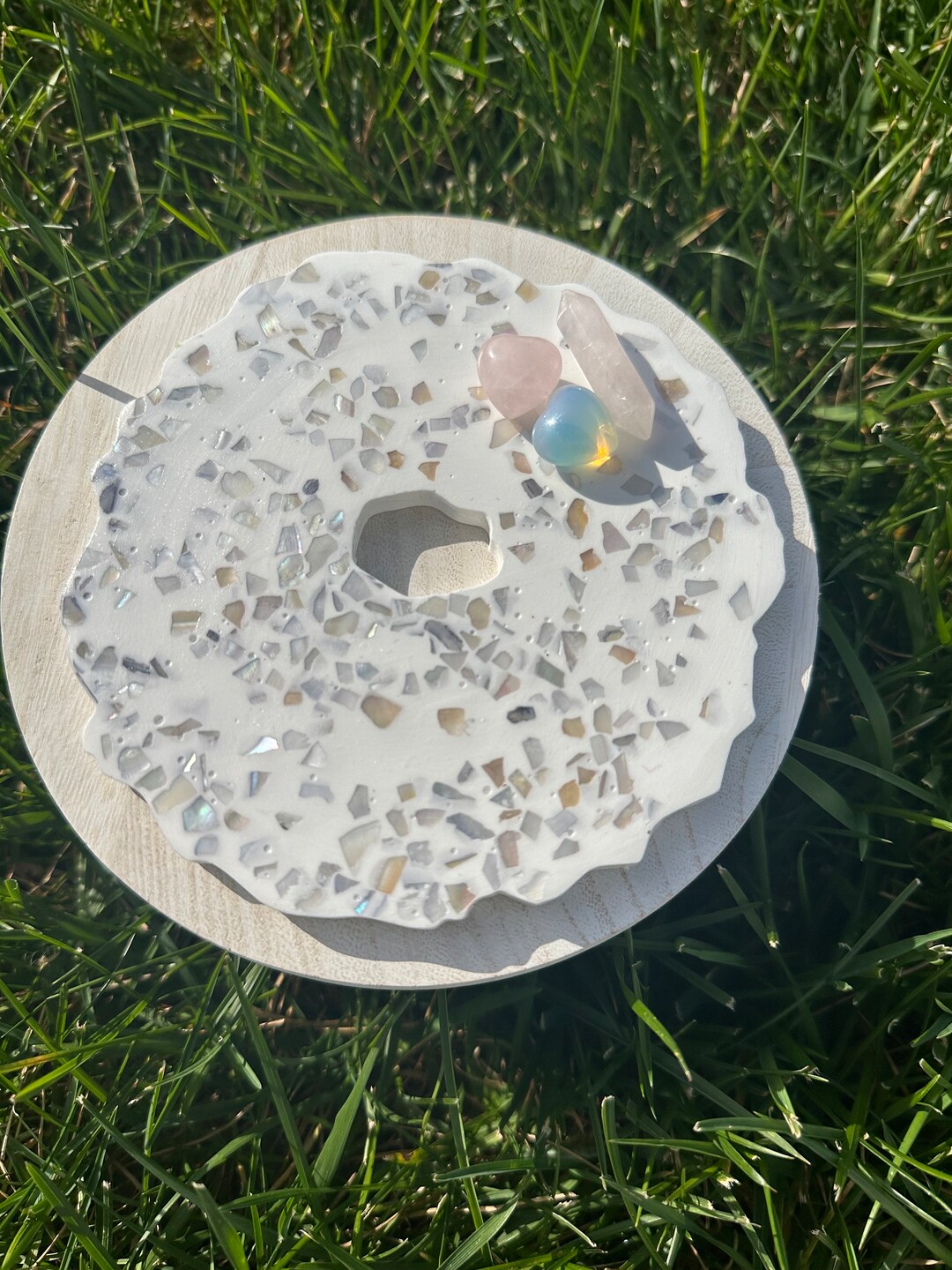 Eco Resin Unicorn Glitter Geode Crystal Trinket Ring Tray - Etsy