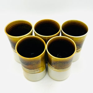 NEW Shimmering Tenmoku Wood Fired Ceramic Porcelain Cups by Jessica ...