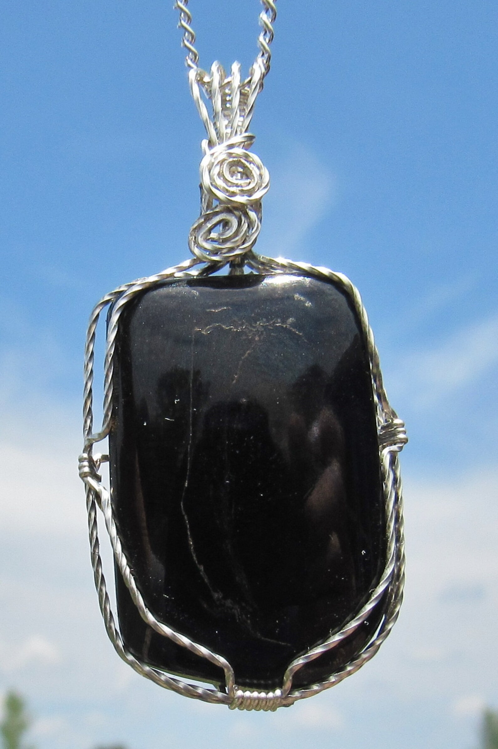 Whitby Jet Pendant - Etsy