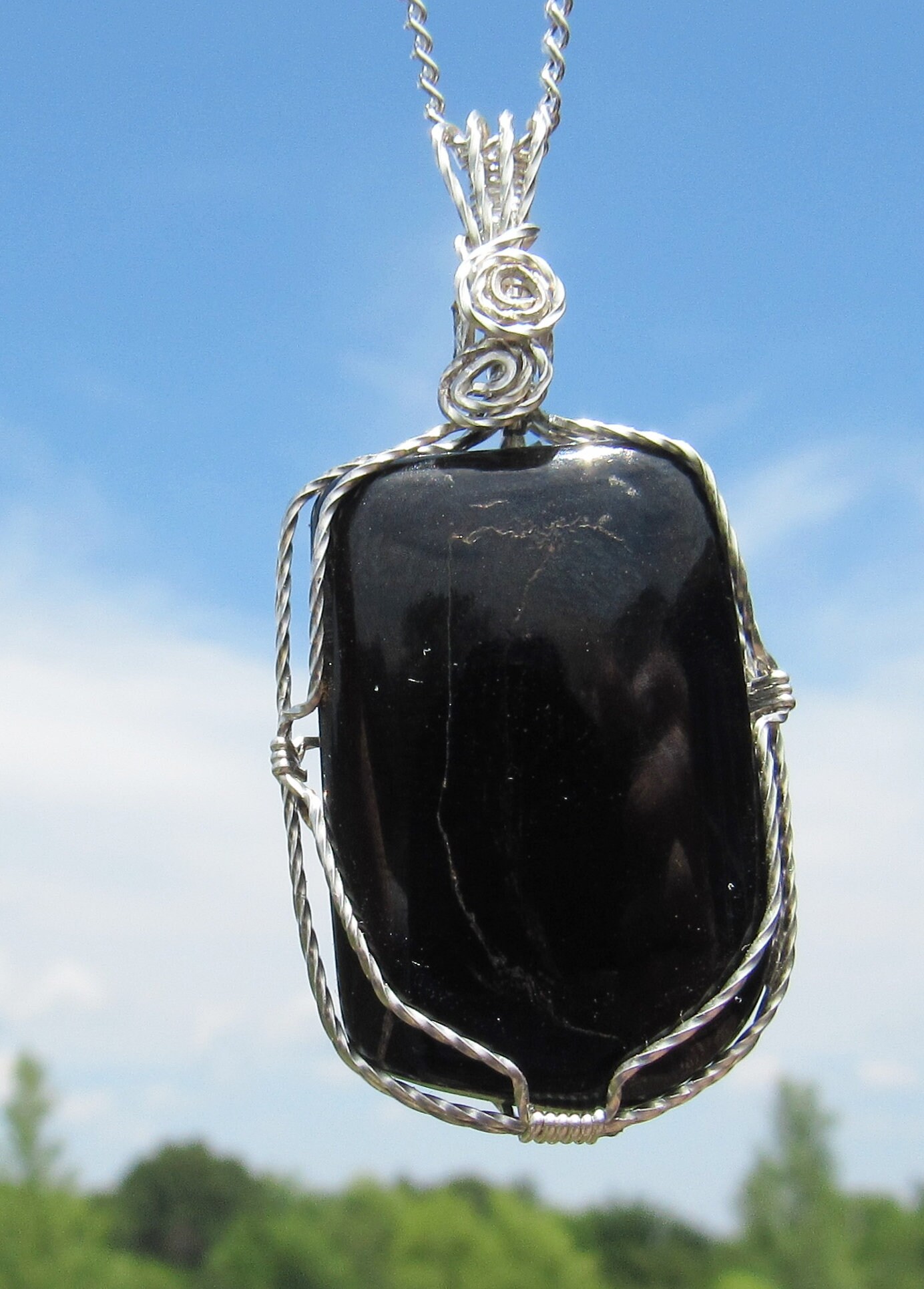 Whitby Jet Pendant - Etsy