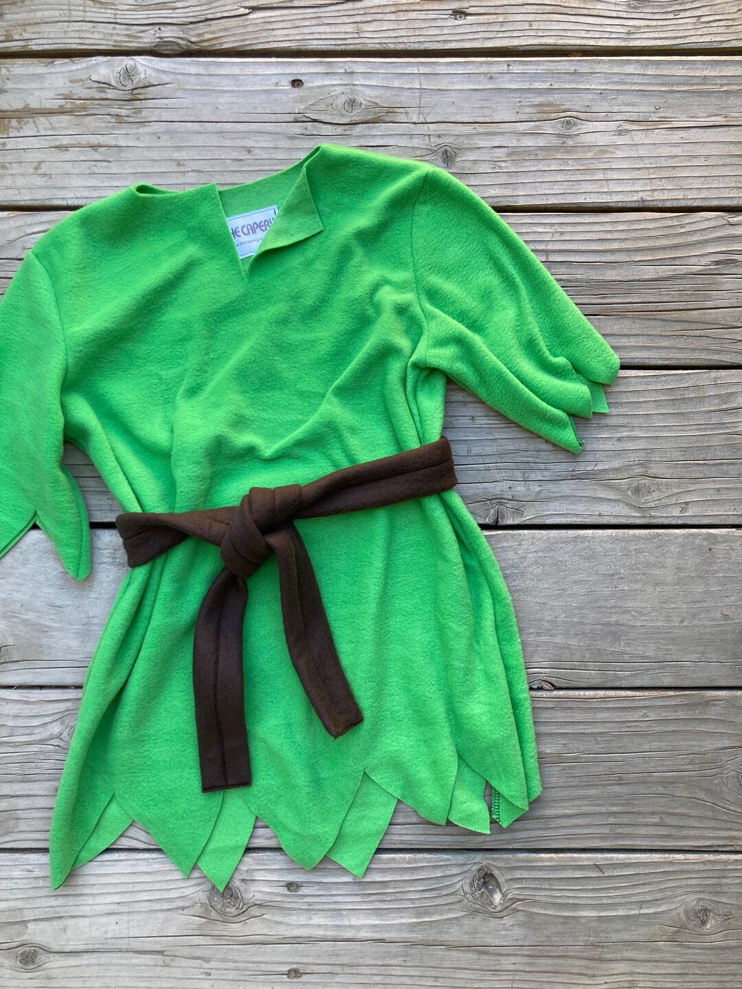 Warm Peter Pan Tunic and Belt - Etsy