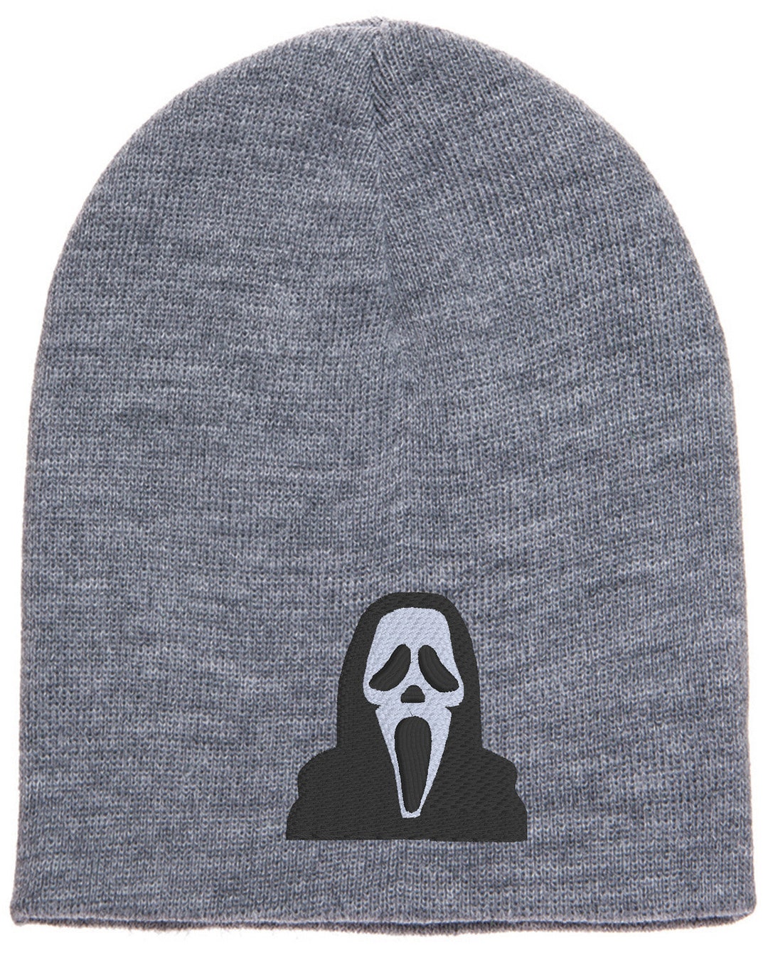 Horror Movie Scream Ghostface Embroidered Beanie Horror Beanie Multiple ...