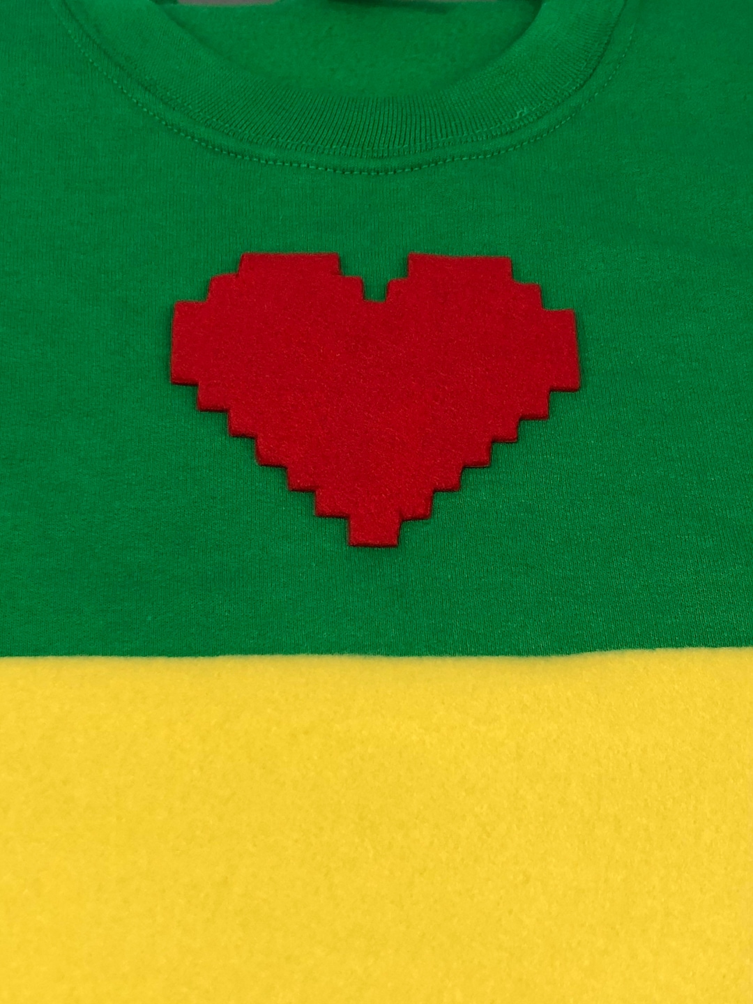 Undertale Red Fleece Pixelated Look Heart Patch. Patch for Frisk, Chara ...