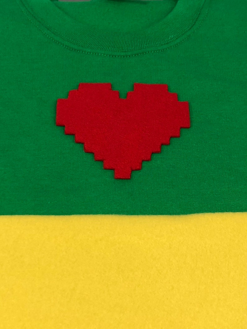 Undertale Red Fleece Pixelated Look Heart Patch. Patch for - Etsy
