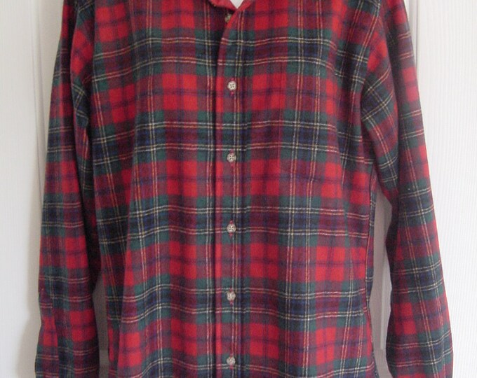 PENDLETON Mclean Tartan Wool Plaid Shirt Excellent Condition M - Etsy