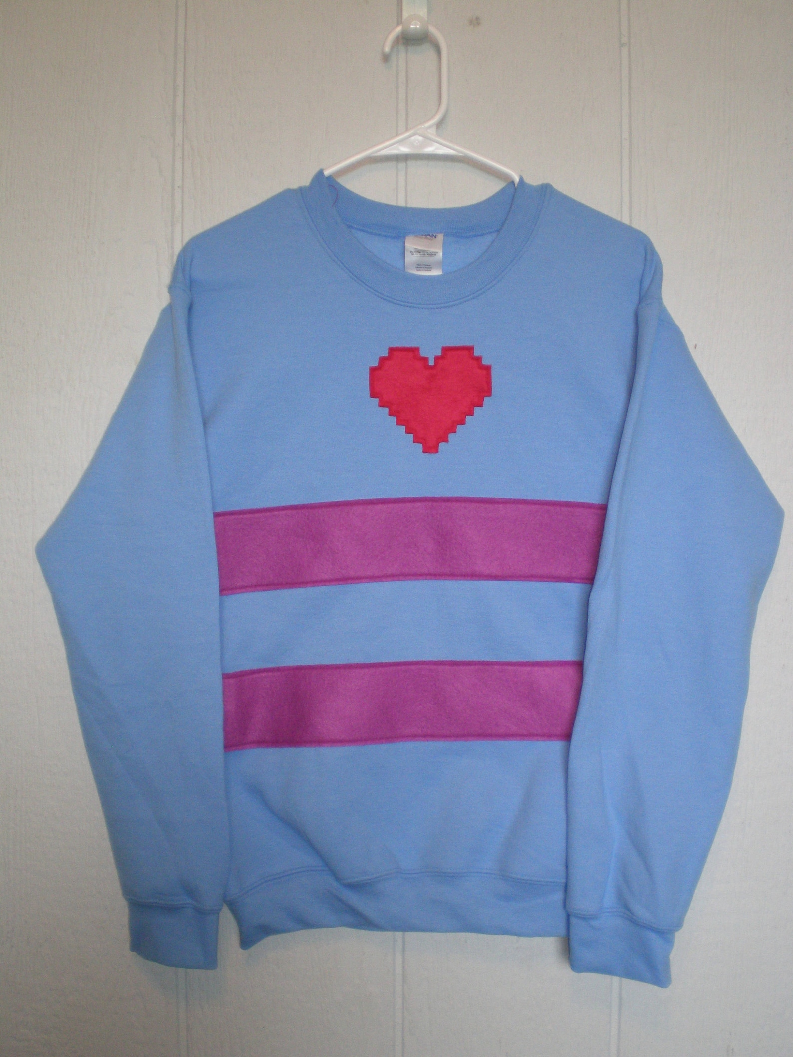 Frisk Shirt With Pixel Heart Undertale Shirt Frisk Heart - Etsy UK