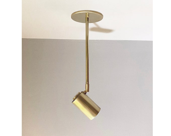 Monopoint Brass Cylinder Drop Spot - Adjustable Arm Bullet Light ...