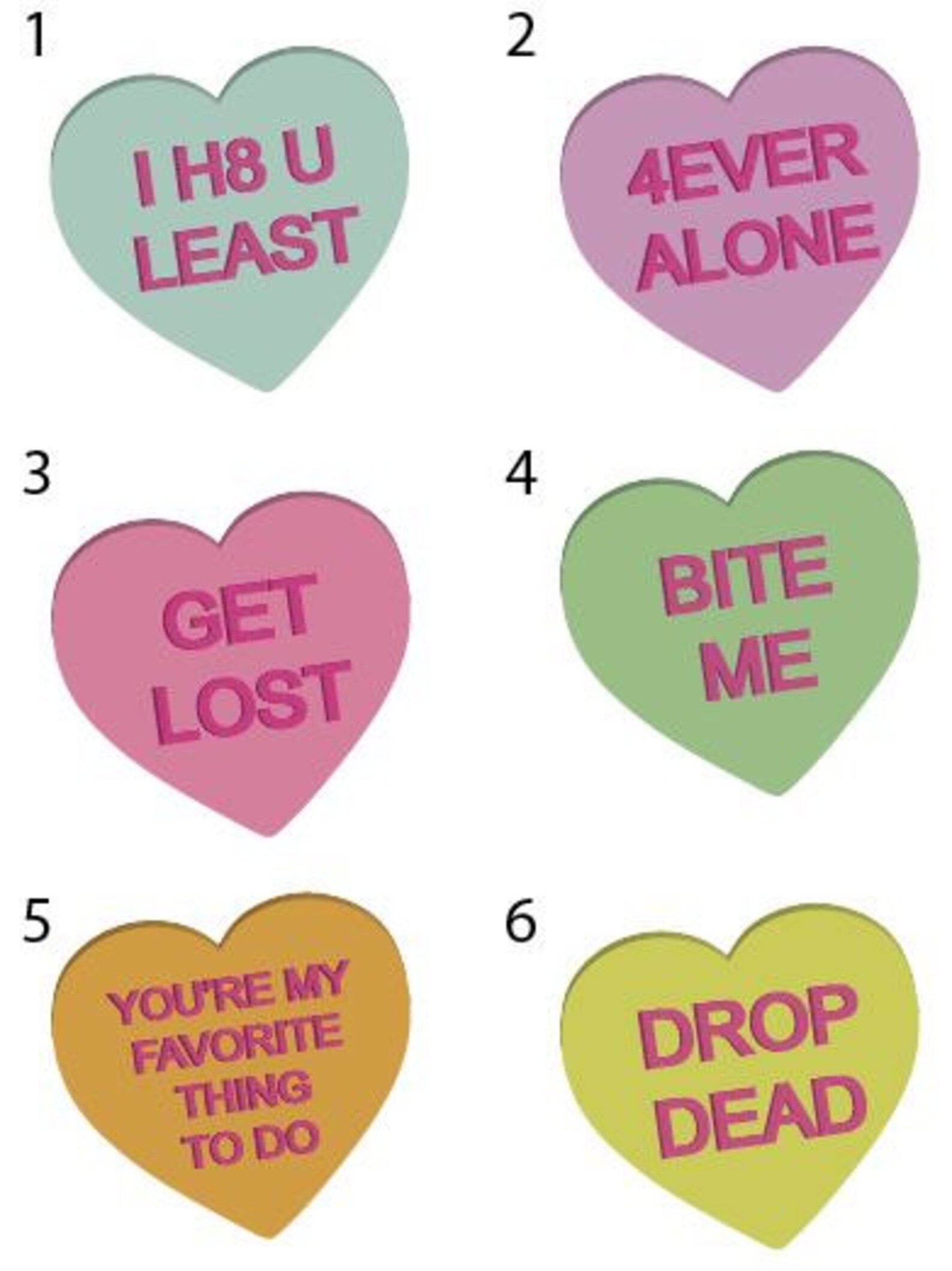 Custom Conversation Heart Coffee Mug Handmade Candy Heart | Etsy