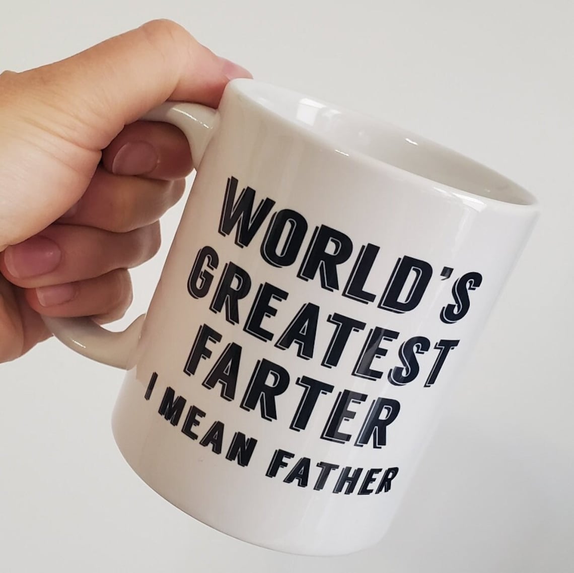 Handmade world's Greatest Farter Coffee Mug - Etsy