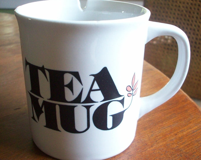 Vintage Tea Mug W/ Notched Groove for Tea Tag - Etsy