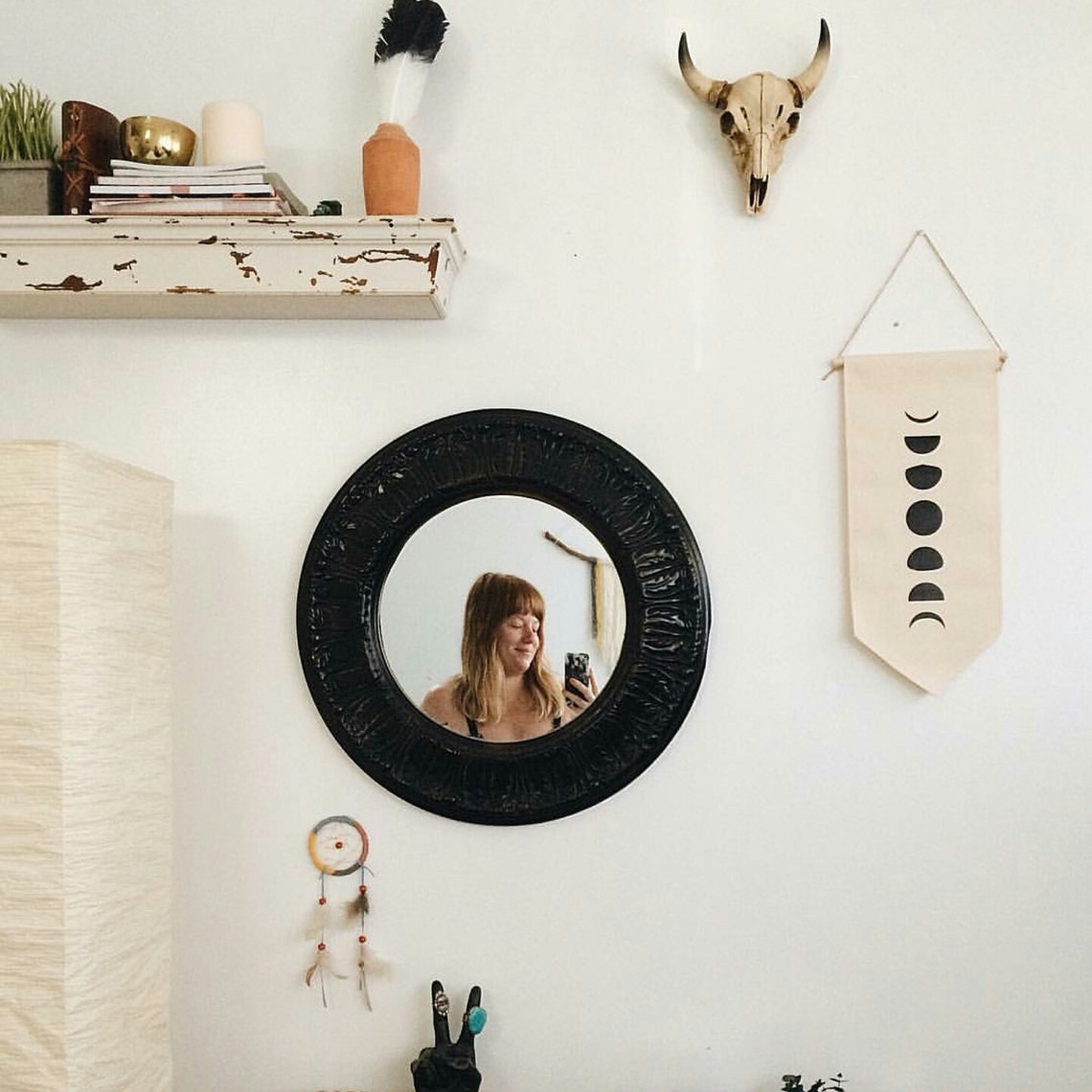 Handmade Moon Phase Banner - Custom Handmade Moon Phase Wall Hanging - Etsy