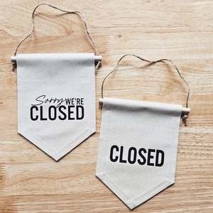 Handmade Double-sided Open/closed Sign - Open Sign - Handmade Custom ...