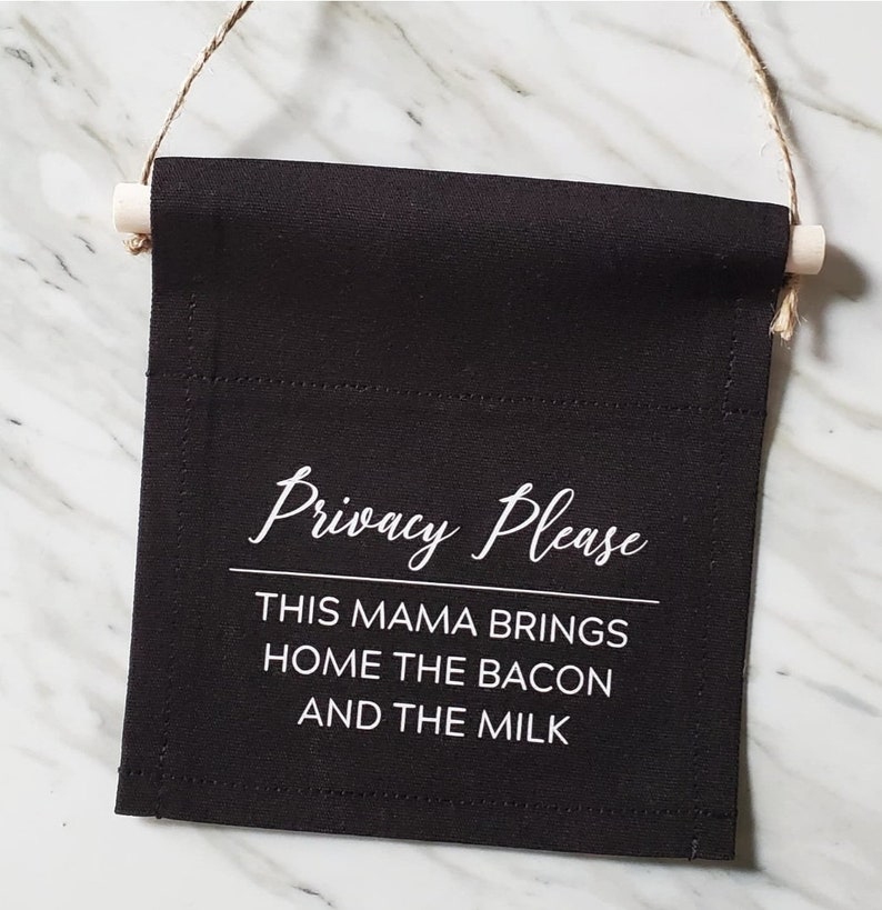 Handmade Privacy Please Doorhang - Pumping at Work Sign - Breastfeeding ...