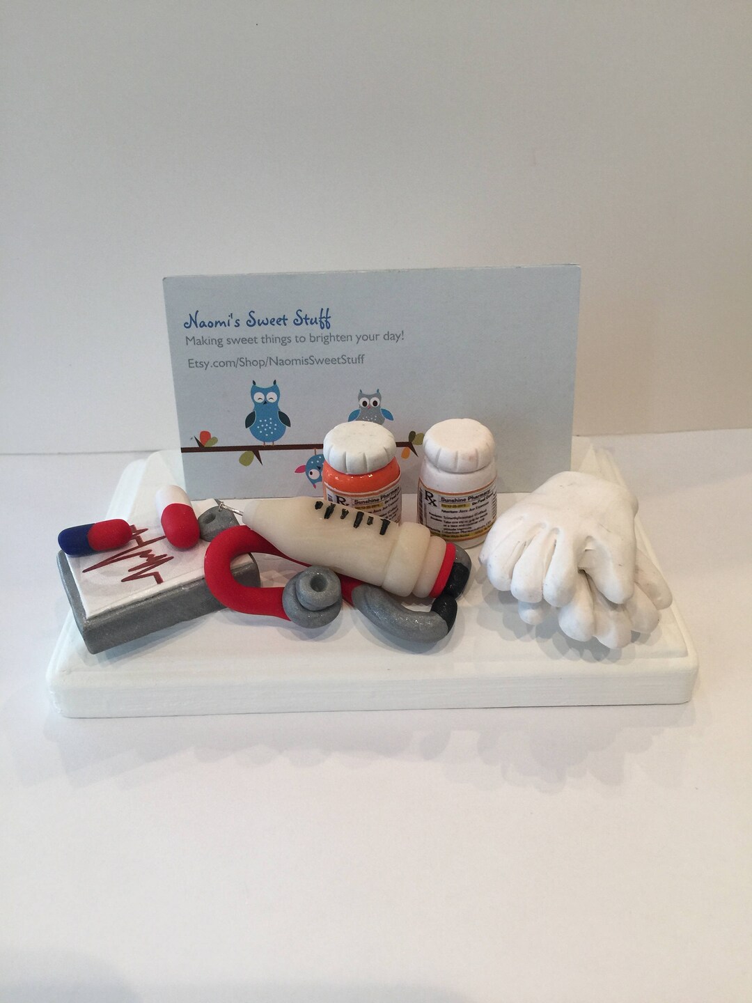 Business Card Holder,nurse,doctor,medical Field,business Cards,desk ...