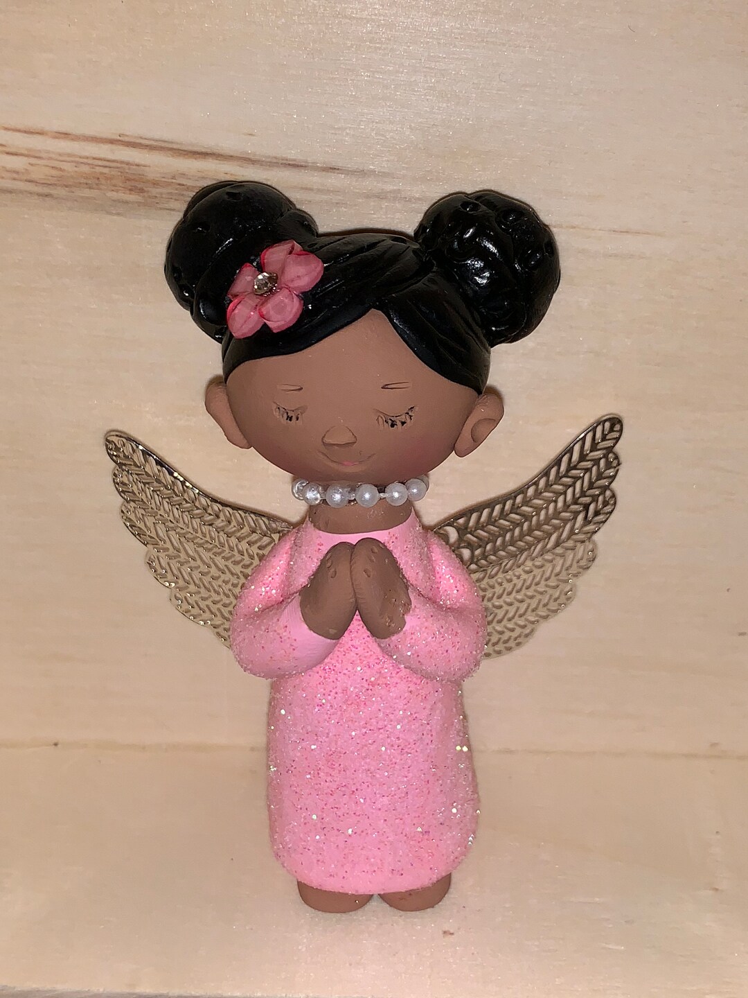 African American Angel Angel,custom Angel Ornament,polymer Clay ...