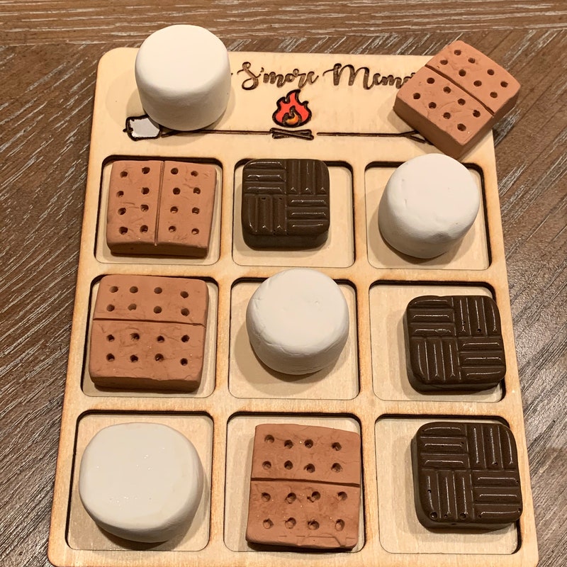 Clay Tic Tac Toe Board - Etsy