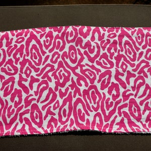 Pink Zebra Print Burp Cloth/ Burp Rag Set of 2 - Etsy