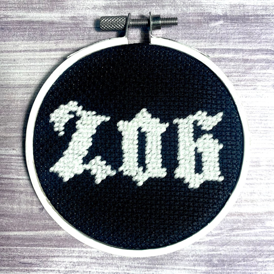 Seattle 206 Area Code Mini Embroidery - Handmade - Etsy