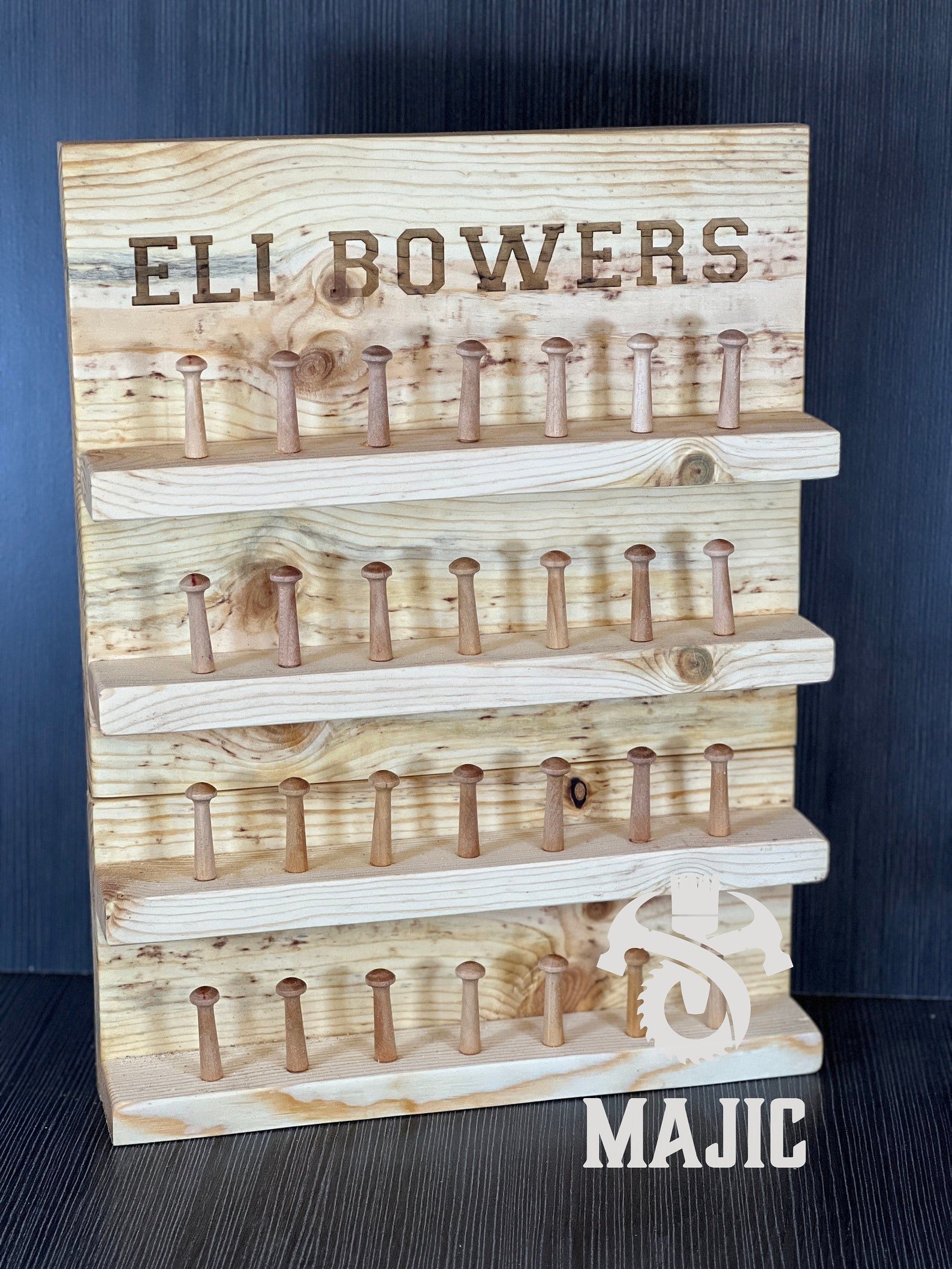 Personalized Championship Ring Display Sports Ring Display Baseball ...