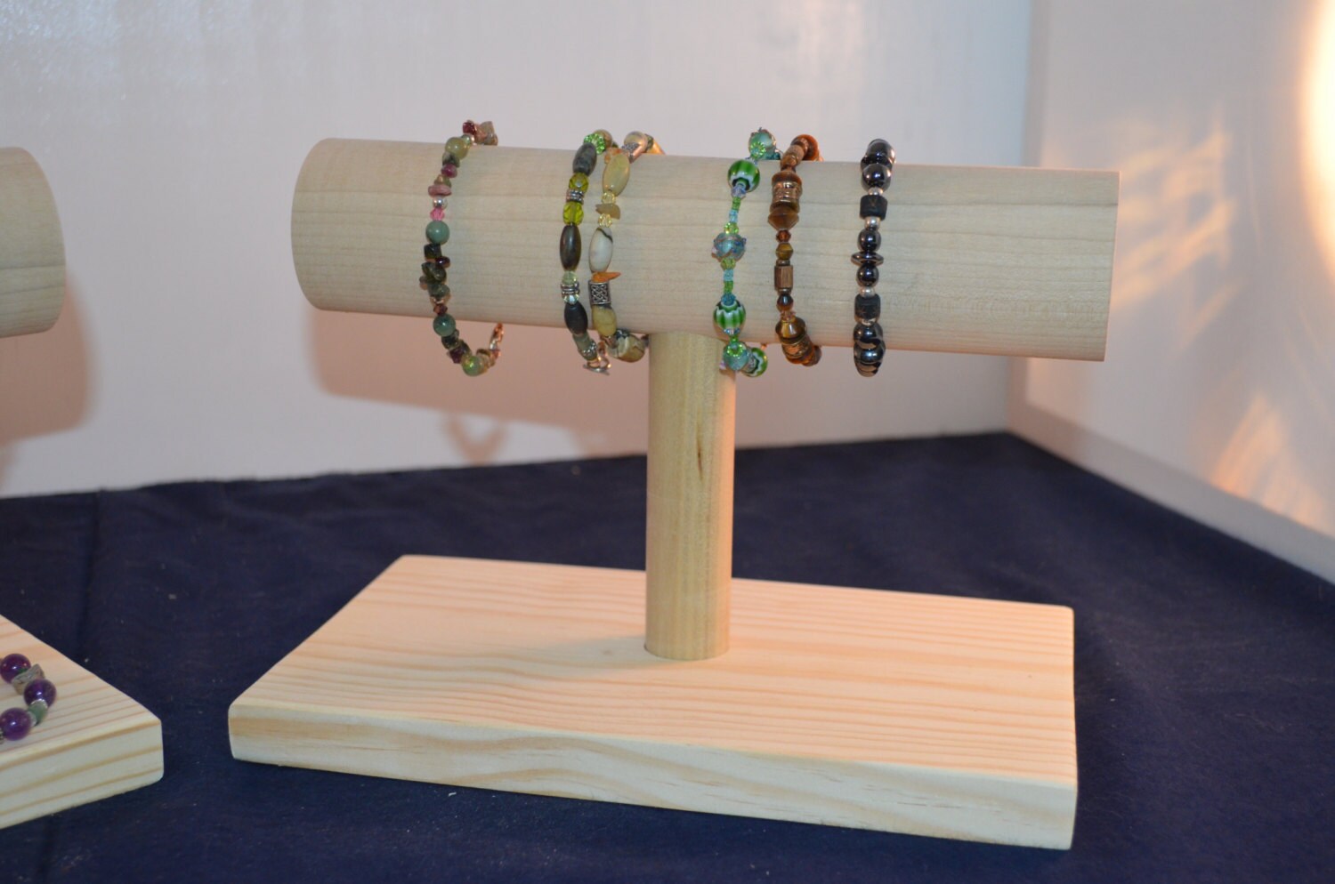 Collapsible Wood Bracelet Stand / Wood Bracelet Display / - Etsy