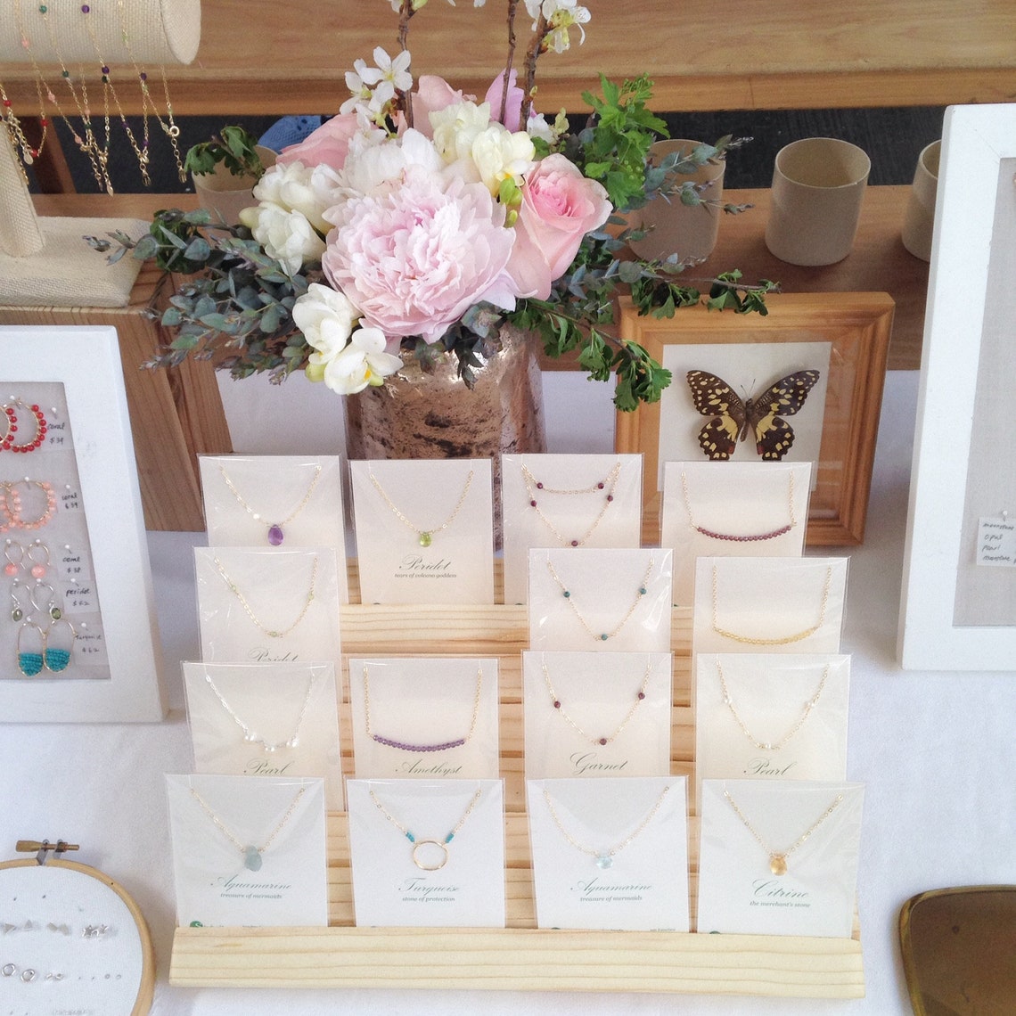 Elevated Earring Card Display / Earring Card Holder / Earring | Etsy