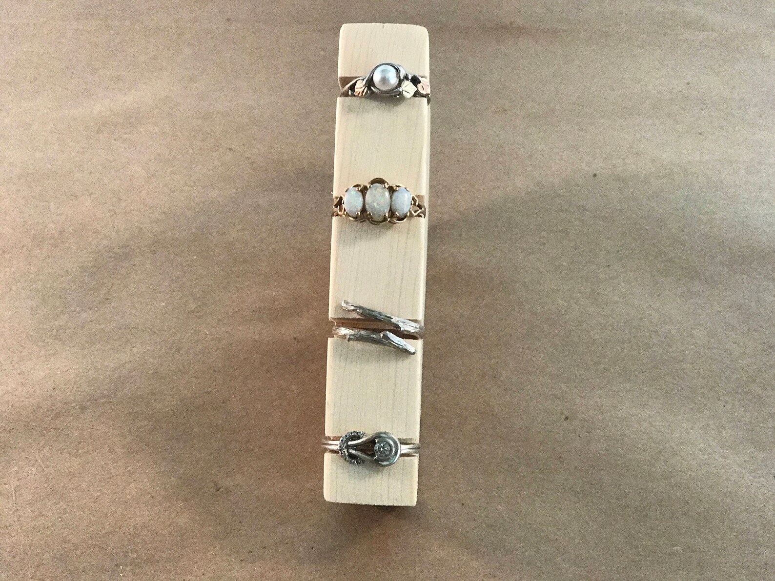 Stacked Jewelry Store Ring Display / Multiple Ring Holder / | Etsy