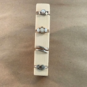 Stacked Jewelry Store Ring Display / Multiple Ring Holder / Multiple ...